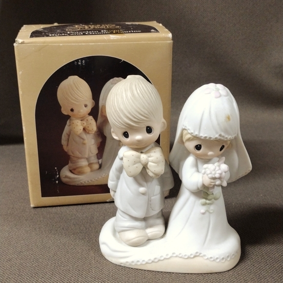 Precious Moments | Accents | Precious Moments Bride And Groom Figurine ...